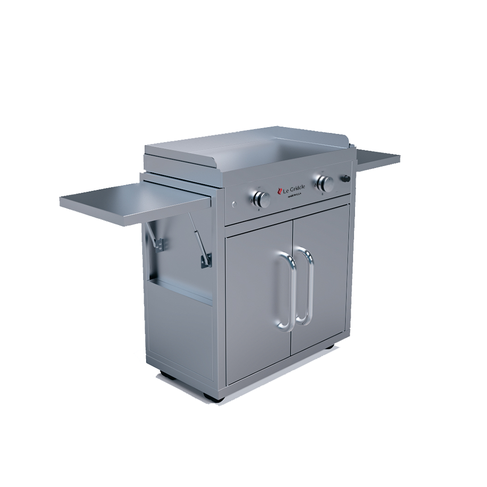 Stainless Griddles on Freestanding Cart | LeGriddleUS.com - legriddleus.com